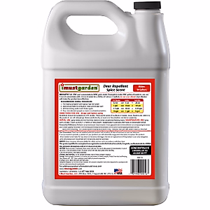 I Must Garden Deer Repellent Concentrate – 1 Gallon: Spice Scent Deer Spray for Plants – Natural Ingredients - Makes 10 Gallons, Covers 40,000 sq. ft.