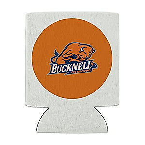 Bucknell Secondary Logo Can Cooler - Drink Sleeve Hugger Collapsible Insulator - Beverage Insulated Holder