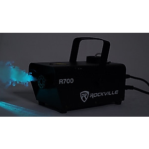 Rockville R700 Fog Machine w/Remote+Fluid Quick Heatup, Thick Fog