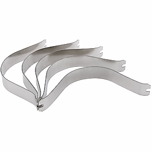 Haidong Stainless steel photo frame spring clip Photo frame spring retaining clip DIY photo frame tool picture frame spring clip is used for picture frame hanging -60PCS（85 * 9mm）