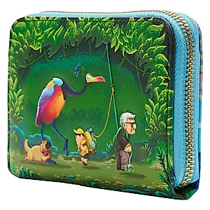 Loungefly Up Moment Jungle Stroll Zip Around Wallet