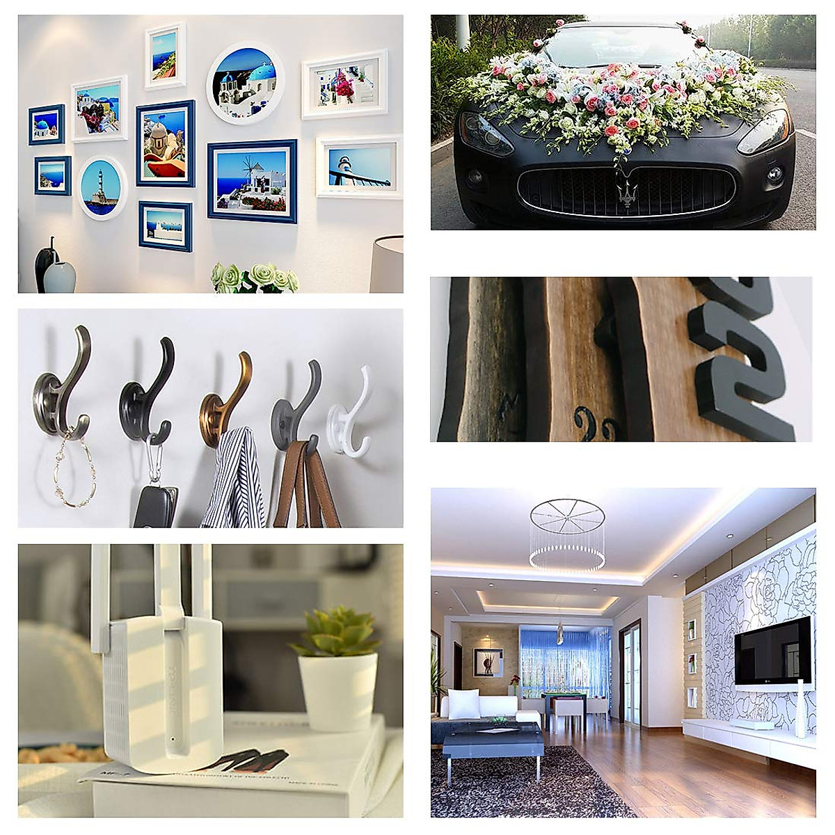 108 Ft Double Sided Tape,3m Mounting Adhesive Tape Heavy Duty, Foam Tape, LED Strip Lights, Home Decor, Office Decor (0.39In, Black)