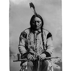 Frame a Patent Sitting Bull Photograph - Historical Artwork from 1884 - (8.5" x 11") - Matte