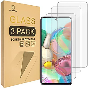 Mr.Shield [3-Pack] Designed For Samsung Galaxy A71 [Tempered Glass] [Japan Glass with 9H Hardness] Screen Protector with Lifetime Replacement