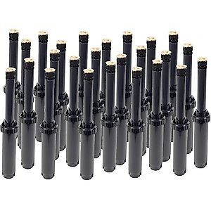 25-Pack Rainbird US418 4" UNI-Spray Series Pop-up Spray Head Sprinklers with 18' Van Series Variable Arc Nozzles