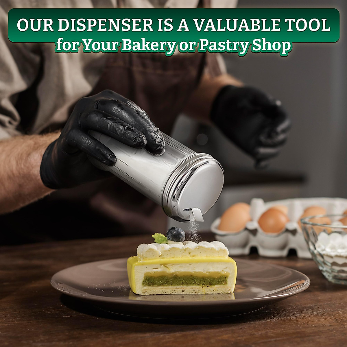 12 Oz Glass Sugar Dispenser with Pour Spout - Sugar Container with Lid Sugar Shaker Dispenser Sugar Jar with Lid Sugar Container for Coffee Bar Sugar Pourer Dispenser - Sugar Holder for Coffee Bar