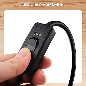 Cable Matters 5Gbps USB 3.0 Extension Cable with On Off Switch with Data 6 ft, Support Both Data and Power (USB 3.0 On Off Switch/USB On Off Switch)