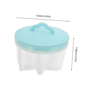 HOLIDYOYO 4pcs Food Maker Egg Cooker Egg Cup Egg Poaching Cup Egg Poacher Tray Food Steamer Egg Poaching Poached Egg Cups Egg Maker Blue