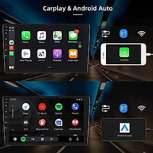 2G 32G Android 11 Car Radio for Toyota Corolla 2009-2013 with Carplay Android Auto, 9'' Touch Screen Car Stereo Bluetooth Navigation Media Player GPS Hi-Fi WiFi FM Rear Camera