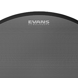 Evans dB Zero Drum Heads - Featuring Single Ply ShockWeave Mesh - Low Volume Drumhead - Drumhead, 14 Inch