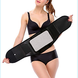 LSRRYD Premium Double Pull Lower Back Lumbar Support Belt Brace Lower Back Brace Pain Relief Back Support Brace for Pain Relief and Injury Prevention (Size : XL)