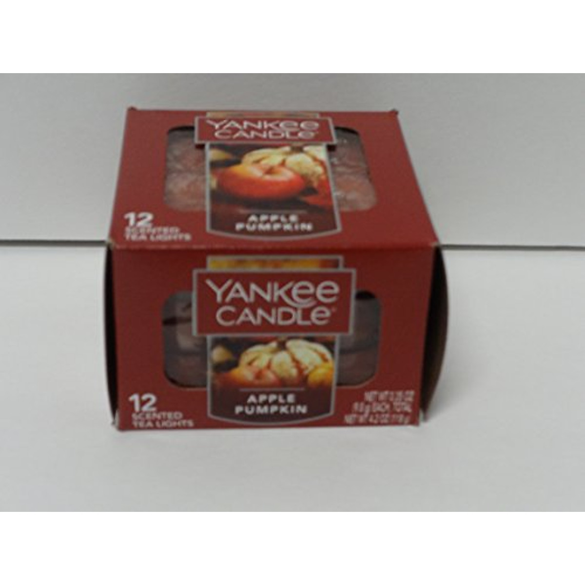 Apple Pumpkin Yankee Candle Tea Lights - Set of 12