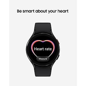 Samsung Galaxy Watch 4 44mm Smartwatch with ECG Monitor Tracker for Health Fitness Running Sleep Cycles GPS Fall Detection LTE US Version, Black (Renewed)