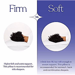 FluffCo. Down Alternative King Size Pillows | Luxury Hotel-Quality Cooling Pillow | Luxurious Breathable Microfiber Polyester Pillow | 300 Thread Count (King Size Soft - Pack of 1)