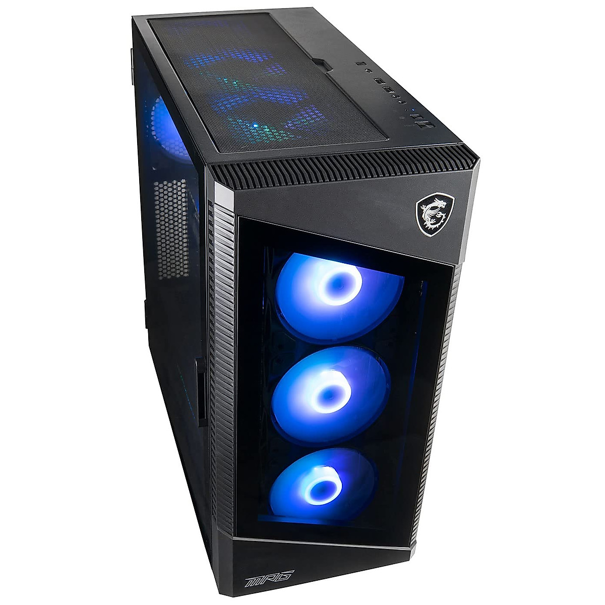 MPG Velox by MSI Gaming Desktop (NVIDIA GeForce RTX 3080 (~ 4070), Intel 8-Core i7-11700F Processor, 32GB DDR4 RAM, 512GB NVMe SSD + 3TB HDD, Windows 11 Home) Gamer PC Computer