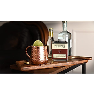 Cocktail Making Kit (4 Piece Gift Set) - Moscow Mule Kit, Gin and Tonic Kit, Champagne Cocktail, Old Fashioned Mix with Bitters for Cocktails with Recipes