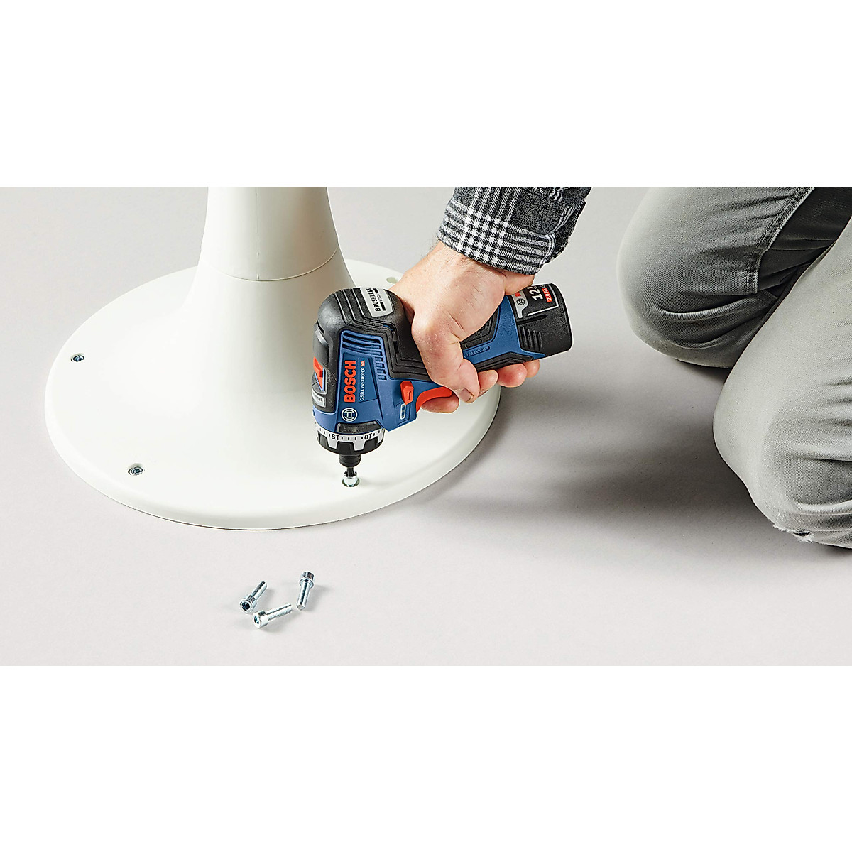 BOSCH GSR12V-300HXN 12V Max Brushless 1/4 In. Hex Two-Speed Screwdriver (Bare Tool)