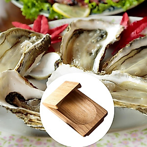 Oyster Shucking Clamp - Wooden Oyster Shucking Clamp Oyster Holder, Handguard Seafood Wood Shucking Clamp Oyster Shucking Protector Oyster Shucking Tool (1pcs)