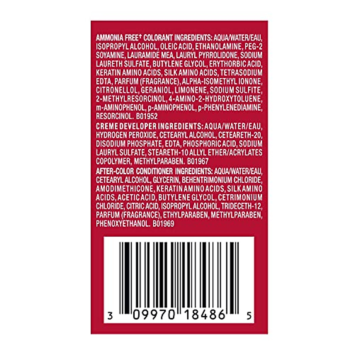 Revlon Permanent Hair Color, Permanent Red Hair Dye, Colorsilk with 100% Gray Coverage, Ammonia-Free, Keratin and Amino Acids, Red Shades (Pack of 3)