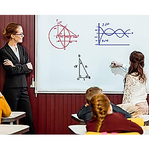 inamio Dry Erase Markers, Bullet Tip – Colored Whiteboard Markers for Fridge, School or Office - Low Odor, 12 Set Assorted Colors