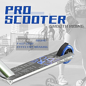 CREDO STREET Stunt Scooter Pro Scooter-Trick Scooter-Designed for Boys and Girls-Freestyle Scooter Perfect for 8+ and Suitable for Riders of All Levels (C6 Gold/Green)
