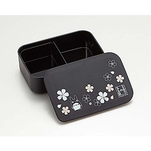Skater NLP5-A Painted 1-Tier Bento Box, 16.9 fl oz (500 ml), Includes Inner and Belt, My Neighbor Totoro, Ghibli Made in Japan