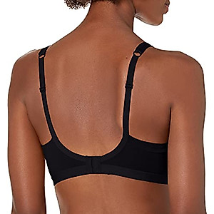 Warner's Blissful Benefits Seamless Wireless Lightly Lined T-Shirt Bra, Black, Medium