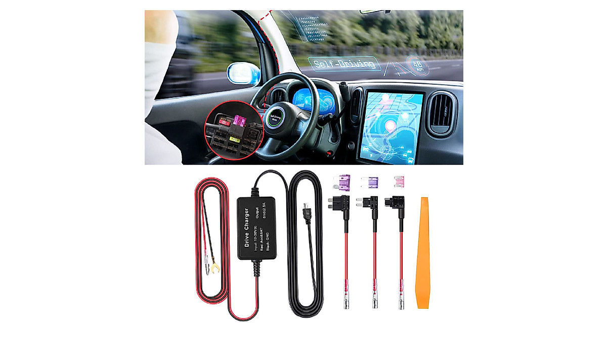 GPS Navigator Hard Wire Kit - Easy Installation & 24H Power