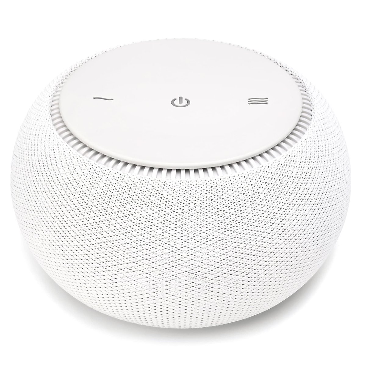 SNOOZ Pro - Smart White Noise Machine & Travel Case - Real Fan Inside, Non-Looping White Noise, Adjustable Tone & Volume - App-Based Remote Control & Sleep Timer (Cotton)