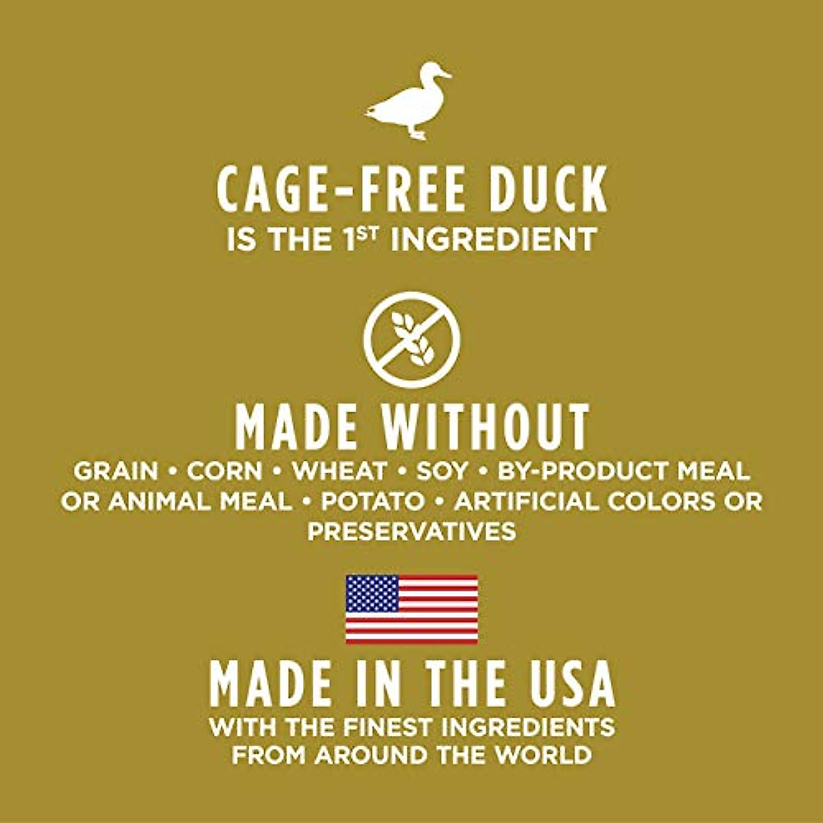 Instinct Ultimate Protein Grain Free Cage Free Duck Recipe Natural Dry Cat Food, 4 lb. Bag