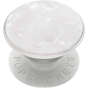 PopSockets Phone Grip with Expanding Kickstand, Pearl White