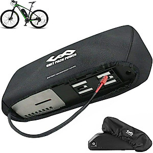 PANDA CYCLE Ebike Battery Case Bicycle Battery Protector Bag Anti Mud Cover Waterproof Dustproof Wear Resistant Frame Bag for Hailong Shark Dolphin Batteries