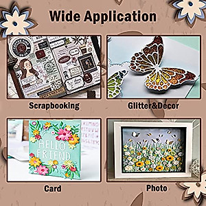 OBSEDE Craft Glue Dries Clear Art Adhesive 4fl oz/120ml with Fine Metal Tip Bottle Applicator Kit for DIY Crafts Glitter Paper Card Decoupage Scrapbooking