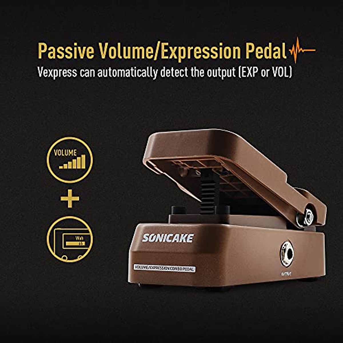 SONICAKE Vexpress Passive Volume & Expression EXP Pedal