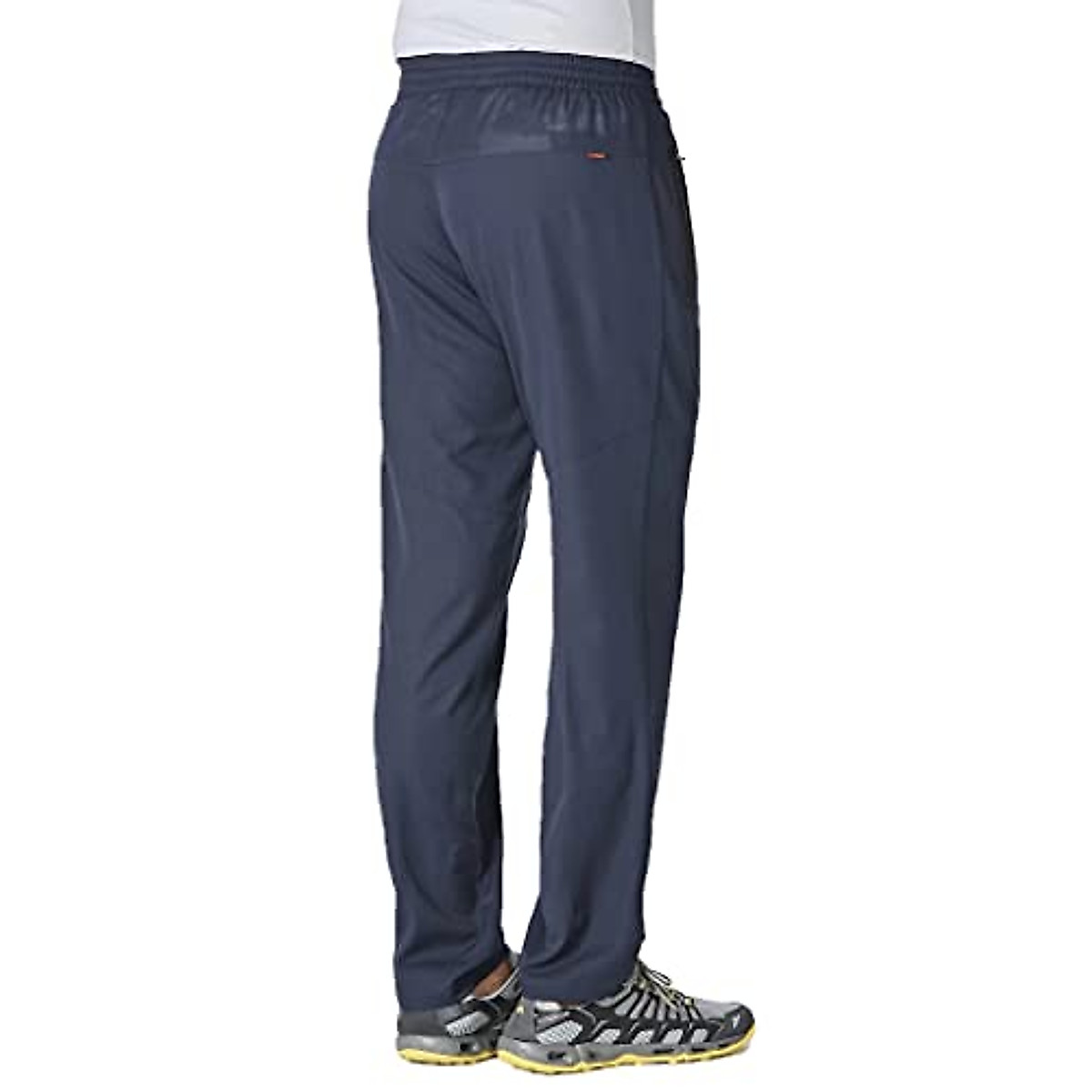 MAGCOMSEN Hiking Pants for Men Lightweight Workout Pants with Pockets Quick Dry Jogging Pants Gym Blue