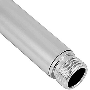 Shower Head Extender, 4 Inch Shower Extension Arm Chrome Finish Shower Arm Extension Brass Shower Head Extension, Shower Pipe Extension Stainless Shower Arm Extender