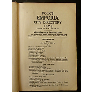 Polk's Emporia, Kansas City Directory 1928