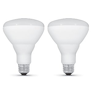 Feit Electric BR30 LED Light Bulbs, 85W Equivalent, High Output, Indoor Flood Lights, 1100 Lumens, Dimmable, 2700k Soft White, E26 Base Recessed Can Light Bulbs, 2 Pack, BR30DMHO/927CA/2