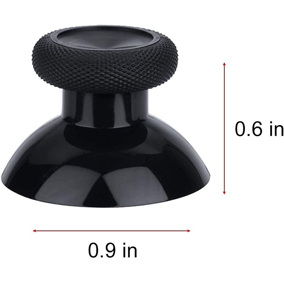 Replacement Thumbsticks for Xbox One/ PS4 Original Controllers, (8 Pcs)Black Analog Thumb Joysticks for Xbox One S ,T8 T6 Repair Screwdriver Kit for Xbox One Controller