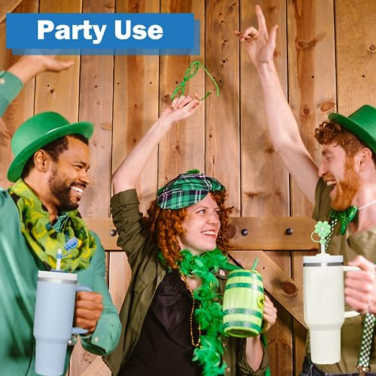 Yintoper 5Pcs 0.4in Diameter Straw Cover for Stanley Cup 30&40 Oz Tumbler, Silicone Cute Straw Cover Cap, Dust-Proof Drinking Straw Caps Reusable Straw Tips Topper Caps for Stanley Cups Accessories