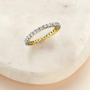 Ross-Simons 1.00 ct. t.w. Diamond Eternity Band in 14kt Yellow Gold. Size 6