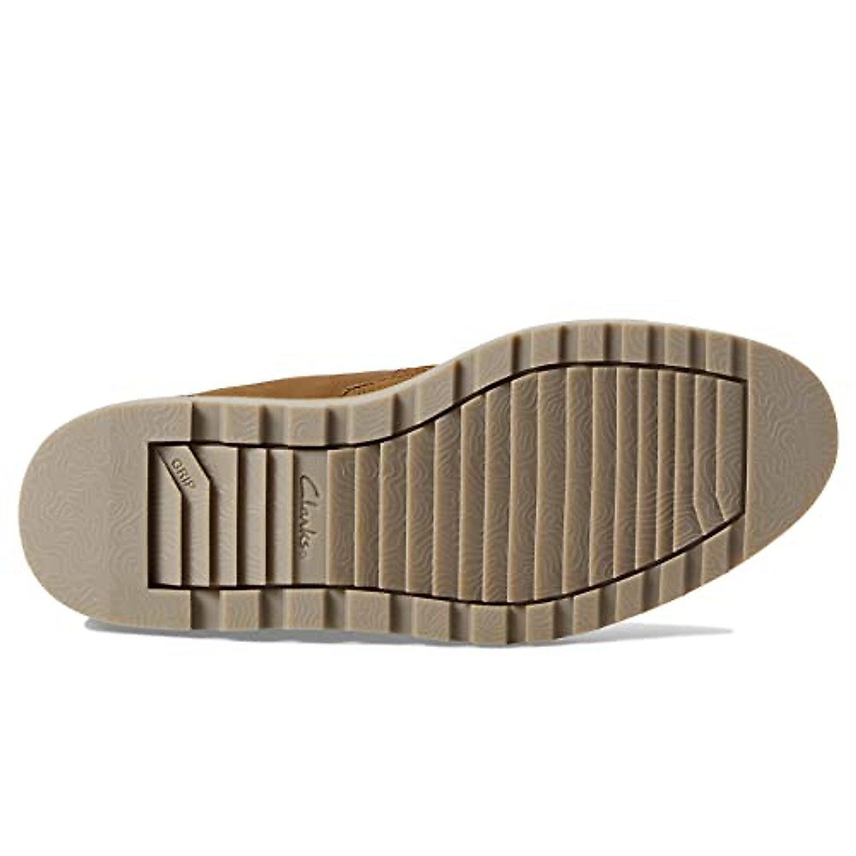 Clarks mens Barnes Plain Oxford Boot, Tan Leather, 7.5 US