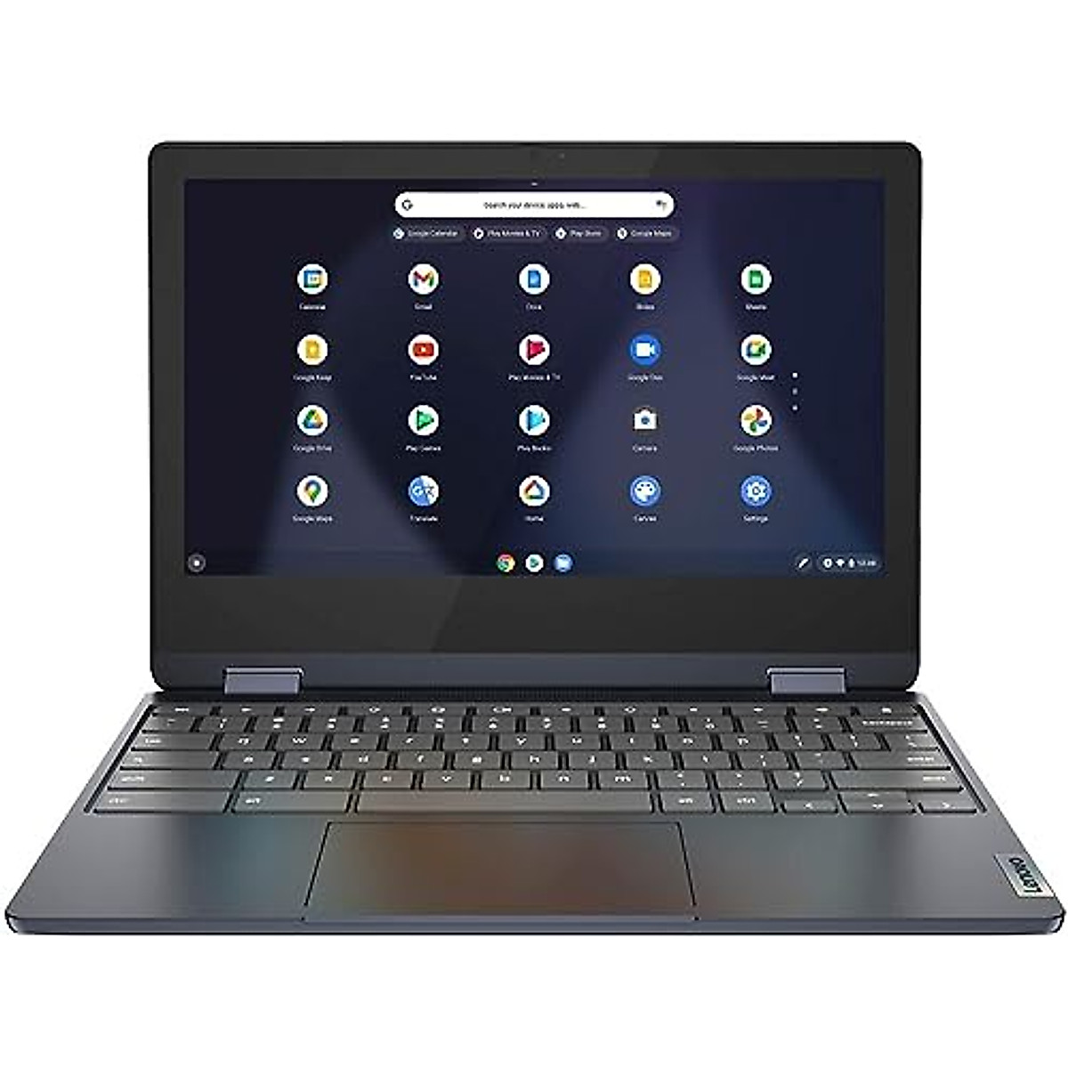 Flex 3 Chromebook 11.6" HD, Convertible Spin 2-in-1 Touchscreen Laptop by Lenovo, Mediatek MT8183(8-core CPU), Up to 2 GHz, 4GB RAM, 128GB(64GB SSD+64GB Card), Wi-Fi, USB-C, Chrome OS|Free Stylus Pen