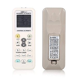 Air Conditioner Remote Control, Portable Universal Intelligent Air Conditioner Remote Control Replacement Controller for Most Air Conditioners