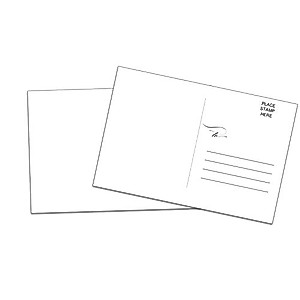 Postcards Blank, White, Mailable, 4"x6", Pack of 50 Cards | Thick Heavy 14pt Cardstock | Write, Draw or Print on Either Side | Use Back Side for Mailing | Great for Invitations, Announcement, Holidays