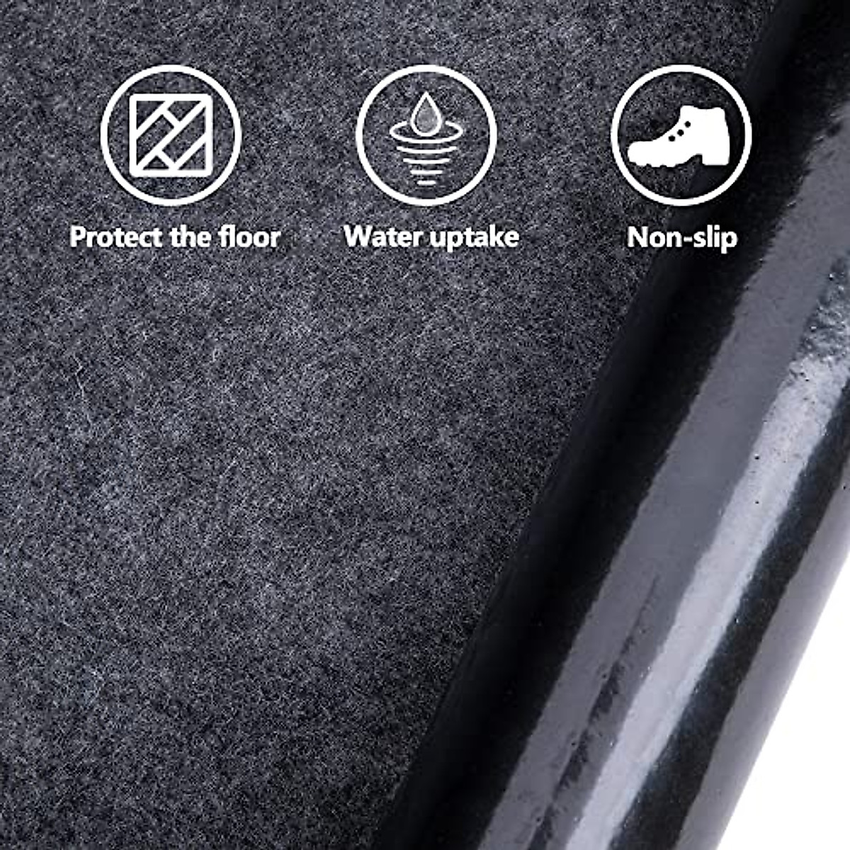 codree 74 x 72 Inch Hot Tub Mat-Absorbent Hot Tub Flooring Protector Mat-Waterproof Home Equipment Mat for Protect The Outdoor Hot Tub Pool from Wear