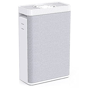Purivortex Air Purifiers for Home Large Room, CADR 300m³/h with Air Quality Monitoring and Washable Pre-filter, Efficient 99.97% Dust, Smoke, Pet Dander, Odors and Pollen, Ozone Free