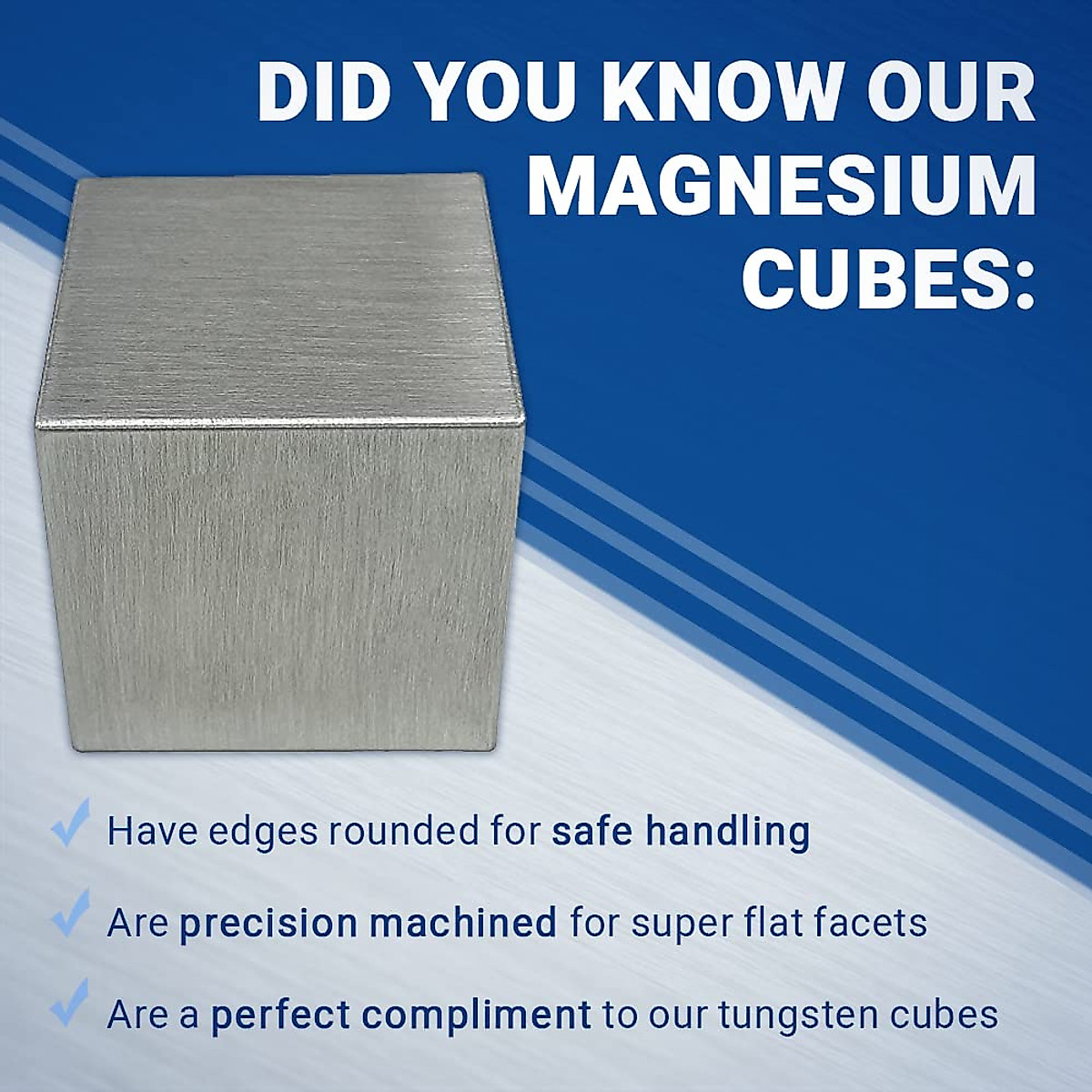 1.5" Magnesium Cube