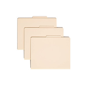Smead Classification File Folder, 1 Divider, 2" Expansion, 2/5-Cut Tab, Letter Size, Manila, 10 per Box (13700)
