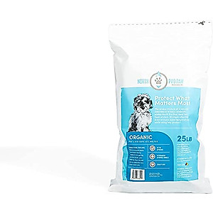 Northern Salt Paw Organic Deicer Sub Zero Ice Melter, 25lb Resealable Bag, Pet Safe and Kid Safe Deicer for Driveways, Sidewalks, Parking Lots and Sprei Spreader